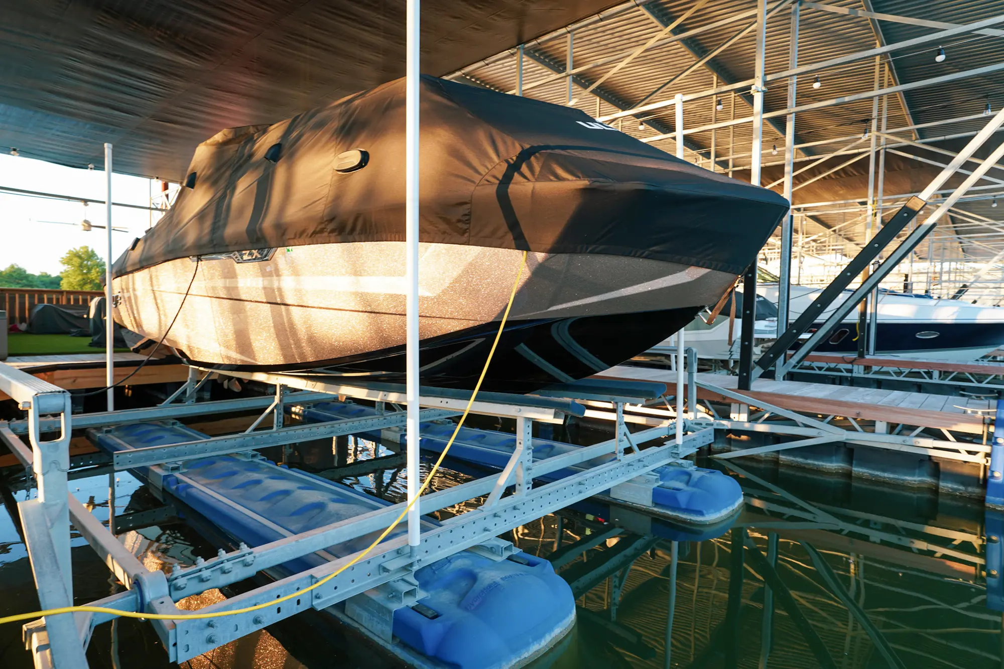 HydroHoist Center Guide | Precision Boat Docking Accessory