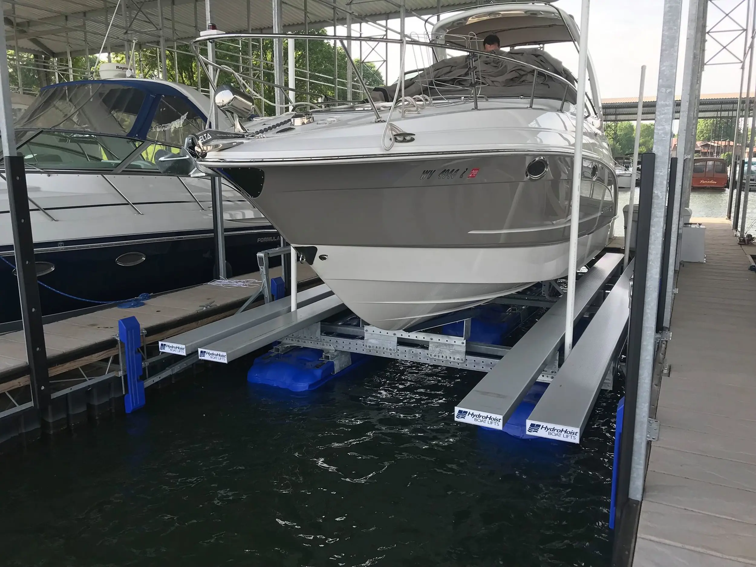 HydroHoist Center Guide | Precision Boat Docking Accessory