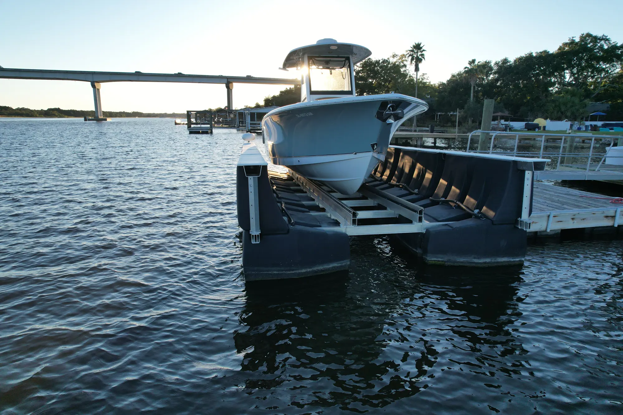 Best Floating Boat Lift: All About HarborHoist H2