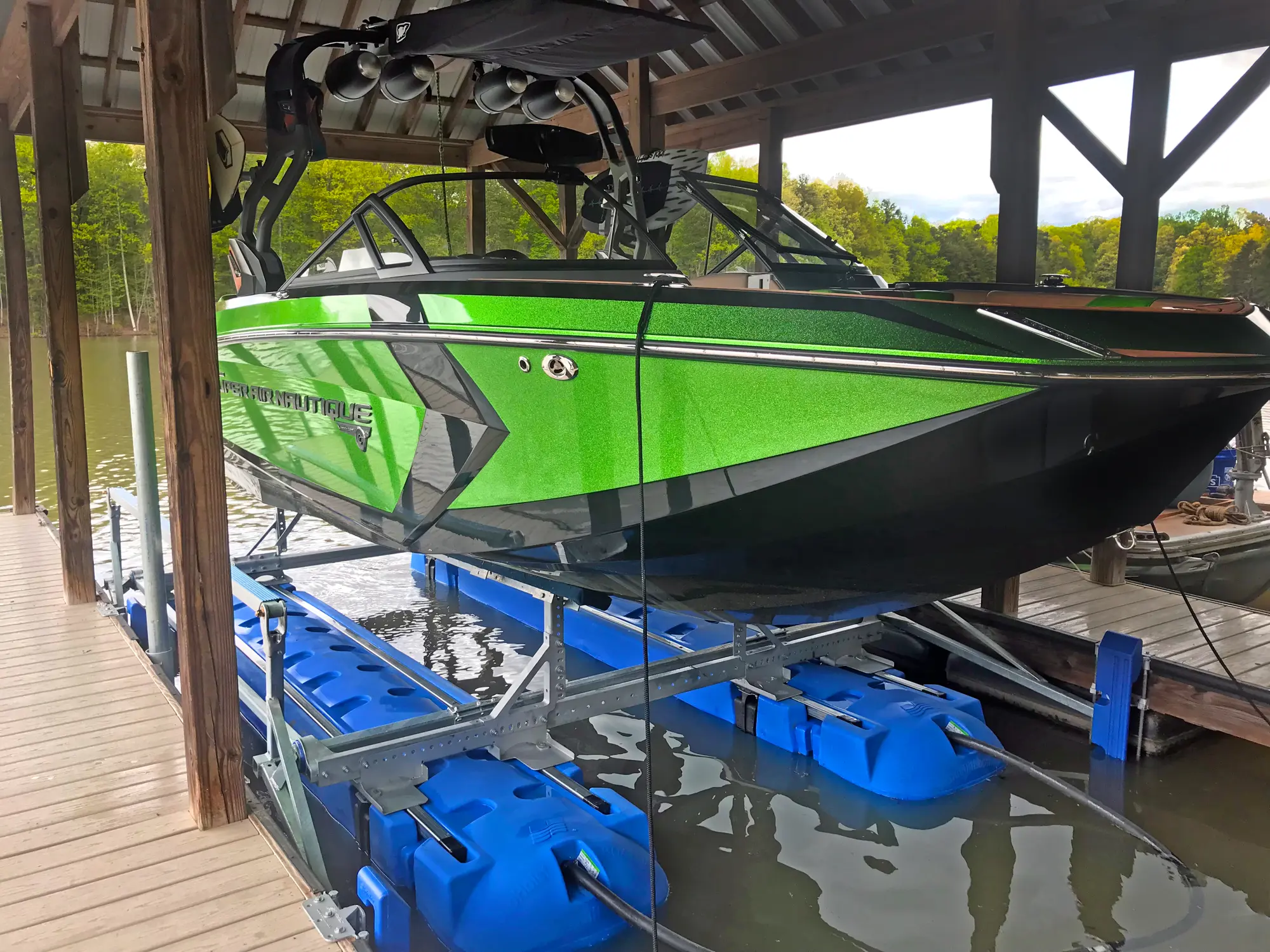 Different Types of Boat Lifts: Shallow Water Lift vs. Standard Boat ...